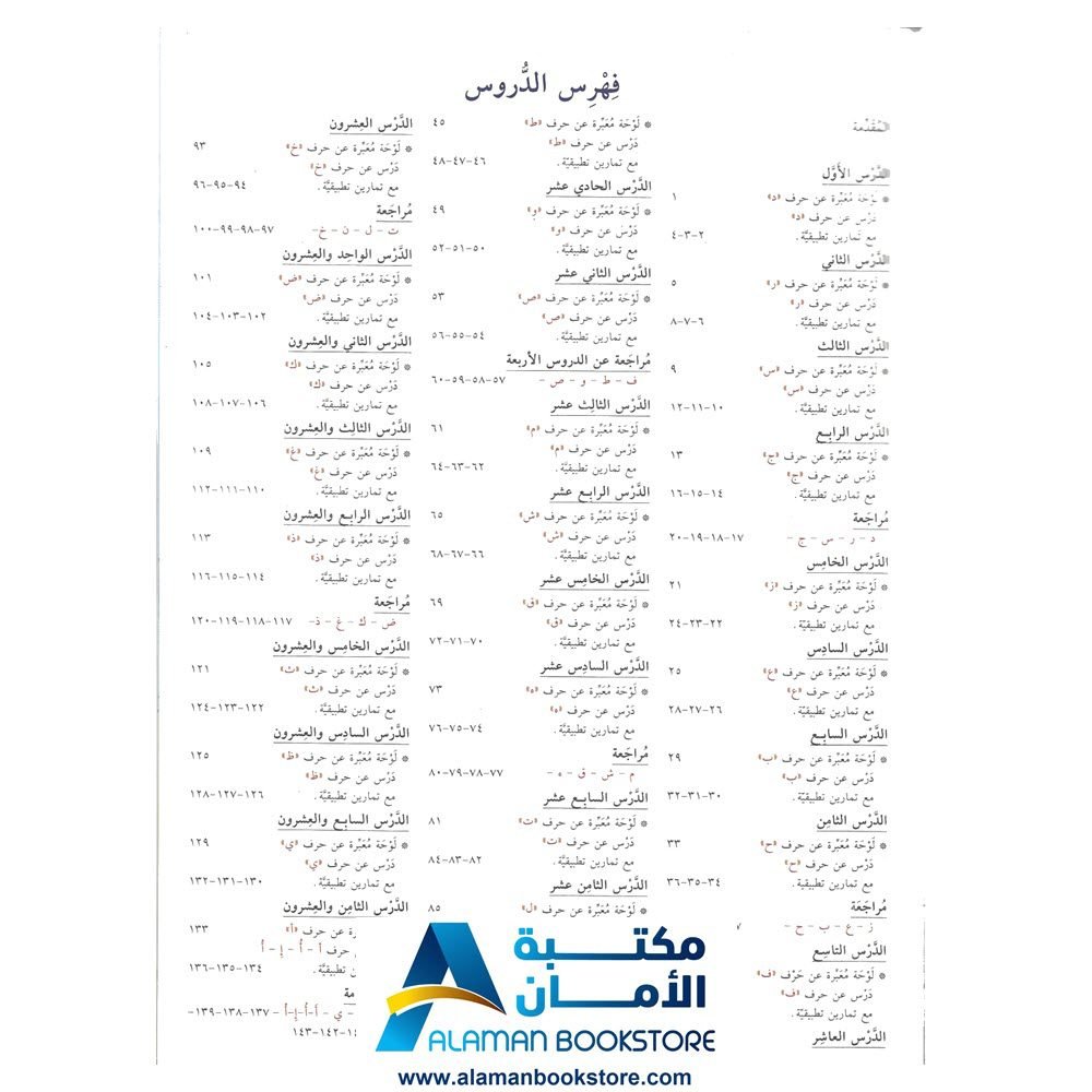 Introduction Into Arabic Reading - المدخل الى القراءة العربية - Al-Aman ...